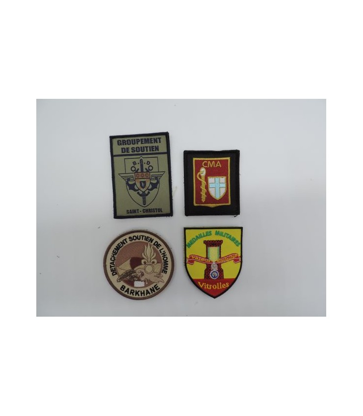 Écusson brodé / ou tissé avec velcro 8cm (sur devis)