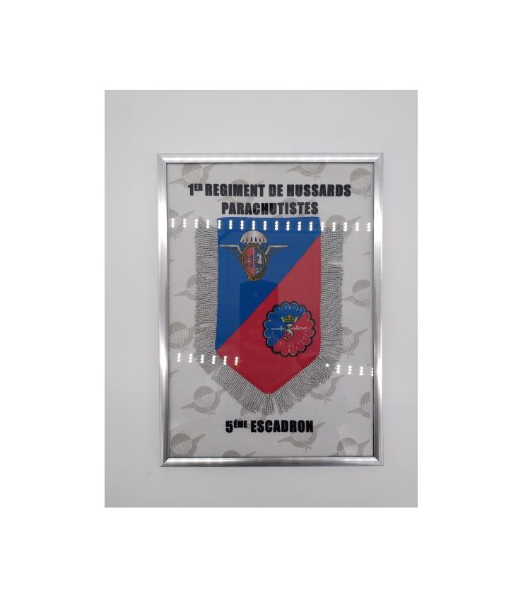 Cadre avec fanion format A4